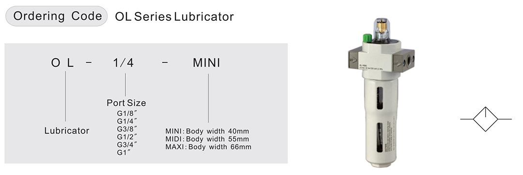 OL Series Lubricator - ซื้อน้ำมันหล่อลื่นแบบนิวแมติก, น้ำมันหล่อลื่นตัว ...