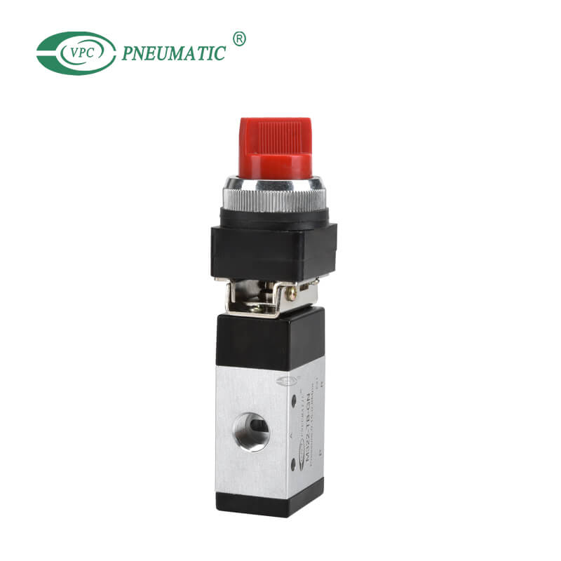 M322 Series Mechanical Valve, 2 ตำแหน่ง 3 พอร์ต, ปุ่มเลือก - ซื้อวาล์วเชิงกลแบบนิวแมติก, วาล์ว ...